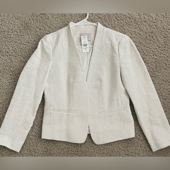 LOFT | Jackets & Coats | Nwt Loft Cream Colored Blazer Xs | Poshmark